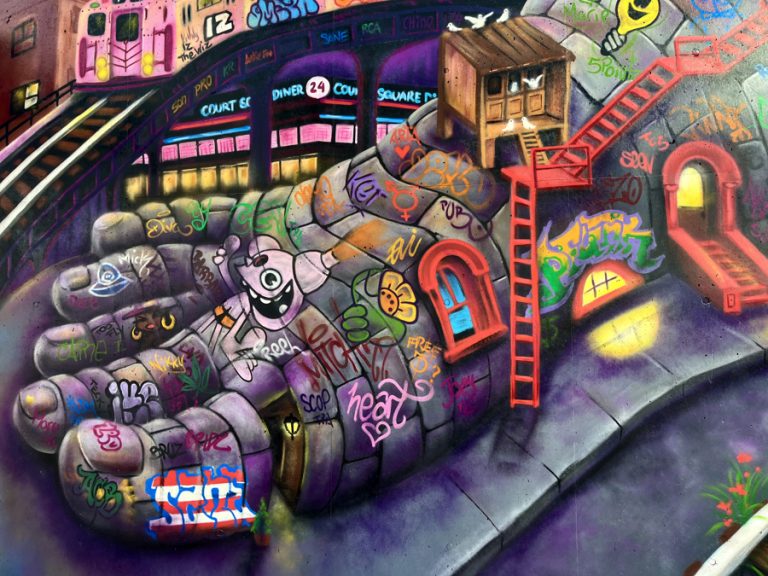 Lady Pink presenta mural en Nueva York: Foundations - Diario El Mercurio